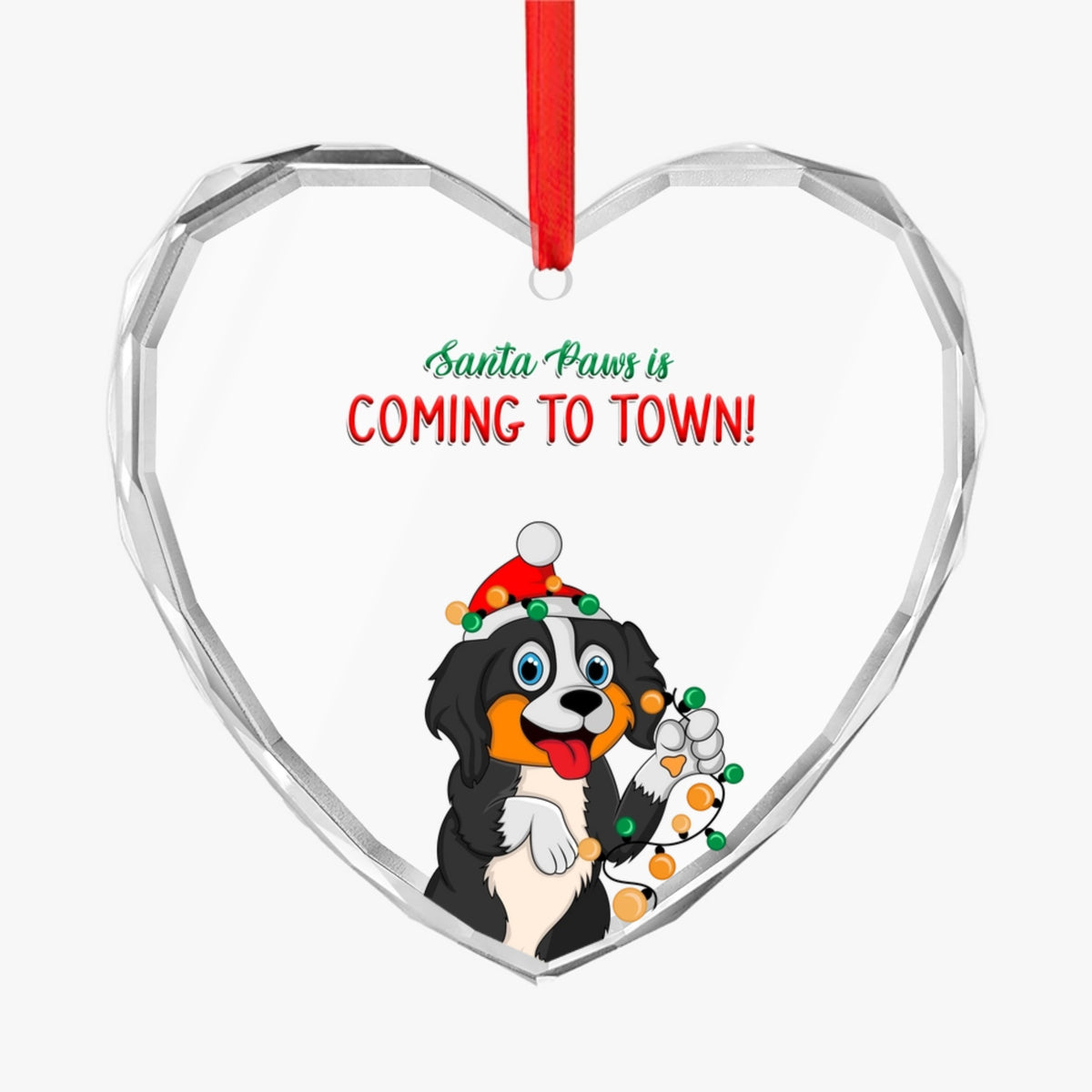 Crystal Glass Ornament – Wander Print